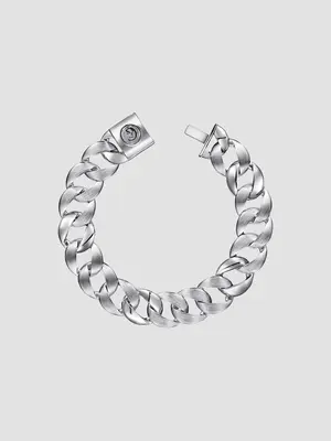 GABRIEL & CO Classic Sterling Curb Chain Bracelet/0.55 - Silver