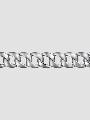 GABRIEL & CO Classic Sterling Curb Chain Bracelet/0.55