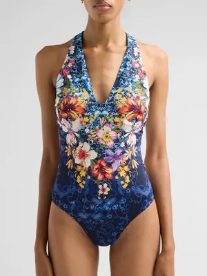 Johnny Was Floral One-piece Swimsuit - Imogen Night