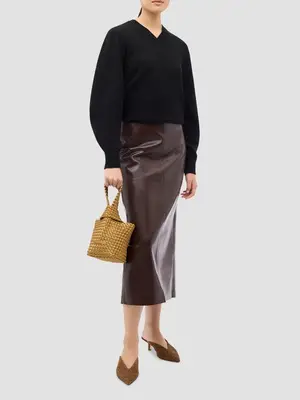 NAGHEDI Kyoto Satin Clutch Bag