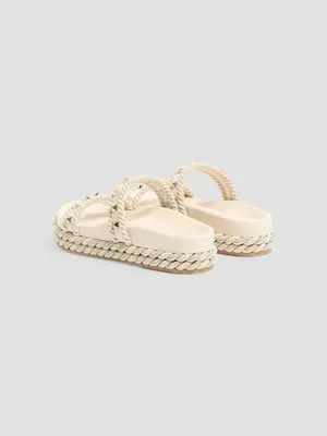 Valentino Garavani Rockstud 20mm Slide Sandals In Calfskin