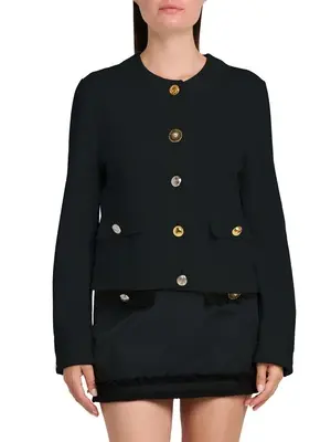 Moschino Cotton Fleece Lady Jacket