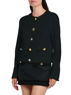 Moschino Cotton Fleece Lady Jacket