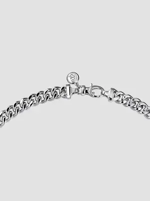 GABRIEL & CO Classic Sterling Cuban Chain Necklace/7mm