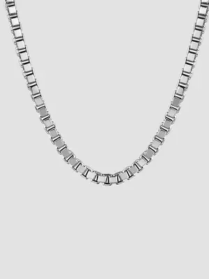 GABRIEL & CO Classic Sterling Box Chain Necklace/2.5mm