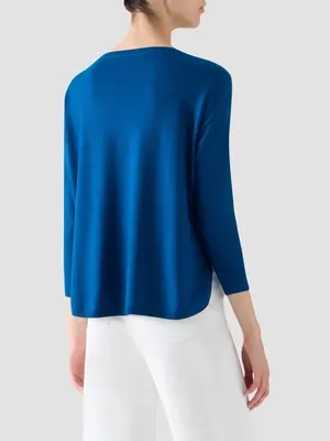 Akris Merino Wool Boatneck Sweater
