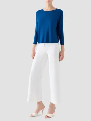 Akris Merino Wool Boatneck Sweater