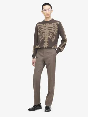 Alexander McQueen Ribcage Jacquard Jumper