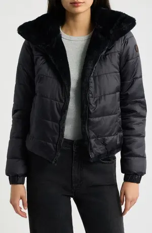 SAVE THE DUCK Jeon Faux Fur Jacket