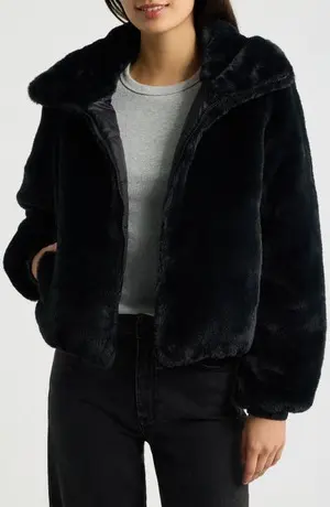 SAVE THE DUCK Jeon Faux Fur Jacket