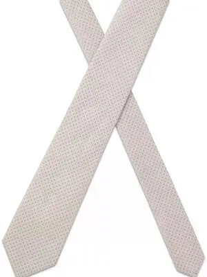 BOSS Geometric-pattern Silk Tie