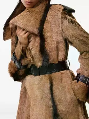 Burberry Long Shearling Linley Coat