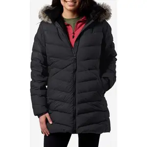 MARMOT Emberous 700 Fill Power Down Coat With Removable Faux Fur Hood Black