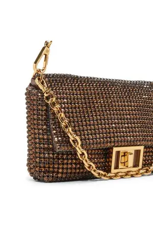 Aldo Caiseyx Crystal Baguette Shoulder Bag