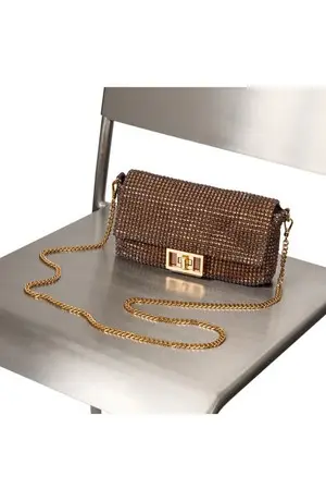 Aldo Caiseyx Crystal Baguette Shoulder Bag
