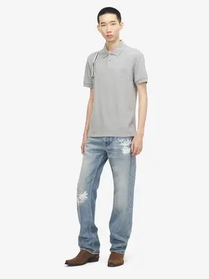 Alexander McQueen Logo Harness Polo Shirt