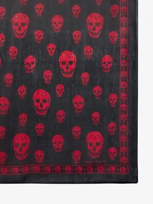 Alexander McQueen Classic Skull Scarf