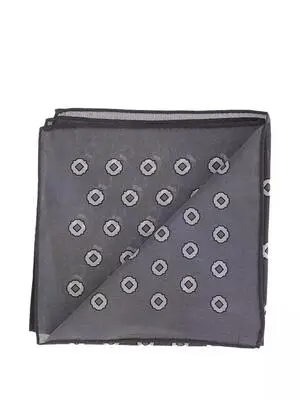 BOSS By Beckham Silk Pocket Square With Digital Print