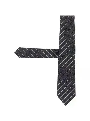 BOSS Diagonal-stripe Tie - Blue