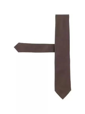 BOSS Micro-patterned Tie - Brown