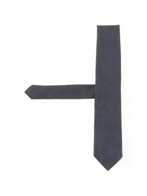 BOSS Micro-patterned Tie - Grey