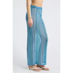 HELLO MOLLY Ocean Bloomette Knit Midi Skirt