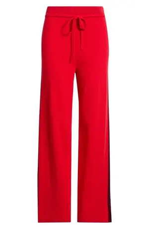 Caslon Wide Leg Sweater Pants Red Pepper
