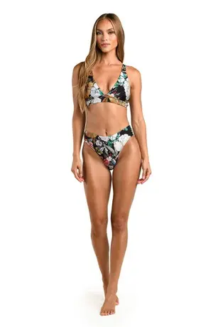 L'AGENCE Lexie Plunge Bikini Top