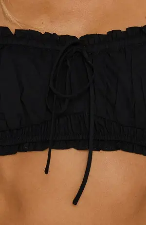 Princess Polly Corabel Off The Shoulder Micro Crop Top