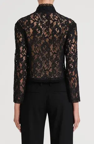 FRAME The Lace Salon Top
