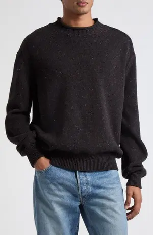 AARON LEVINE Rollneck Merino Wool Sweater - Espresso