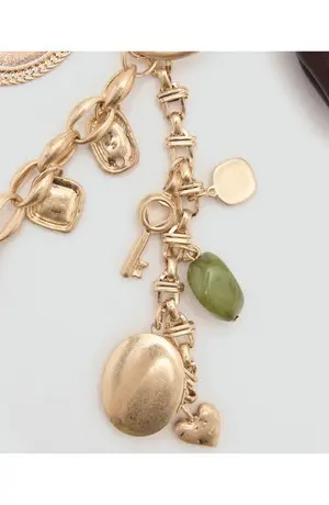 Mango Multi-charm Keychain