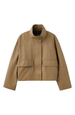 Mango Funnel Neck Jacket