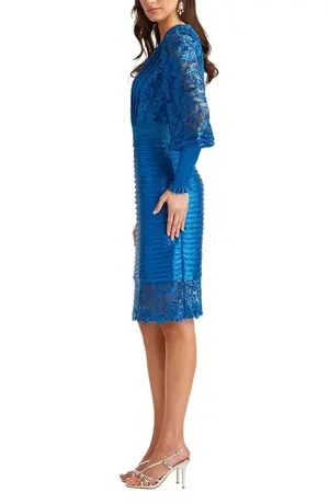 Tadashi Shoji Lovell Bishop Sleeve Dress