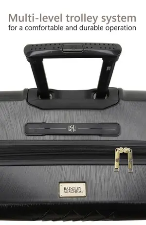 Badgley Mischka Diamond 3 Piece Expandable Chic Luggage Set
