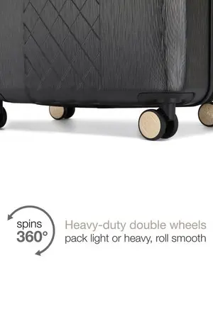 Badgley Mischka Diamond 3 Piece Expandable Chic Luggage Set