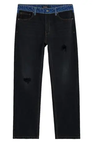 Desigual Straight Leg Jeans