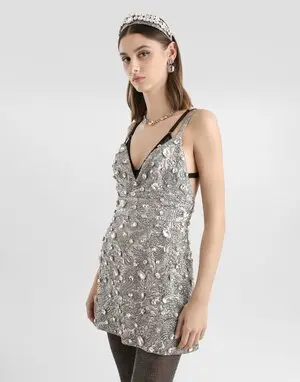 Dolce & Gabbana Sequin Crop Top
