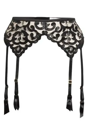 KILO BRAVA Scroll Garter Belt