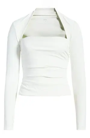 HELLO MOLLY Refined Routine Square Neck Top