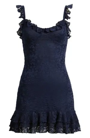 HELLO MOLLY Little Sultry Lace Minidress