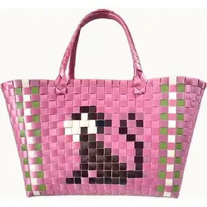 DUGGAN SOCIETY Monkey Woven Basket Bag