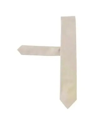 BOSS Silk-blend Tie With Jacquard-woven Pattern - Neutrals