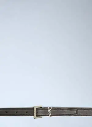 Saint Laurent Cassandre Thin Belt