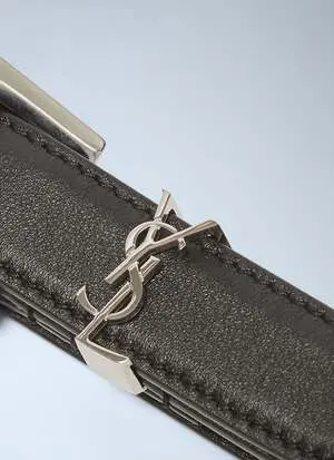 Saint Laurent Cassandre Thin Belt