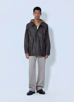 LEMAIRE Hooded Waxed Jacket