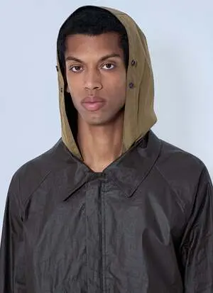 LEMAIRE Hooded Waxed Jacket