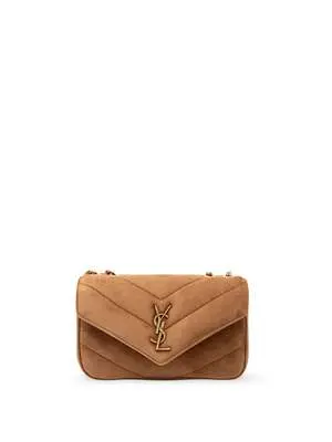 Saint Laurent Loulou Mini In Suede - Multicolor
