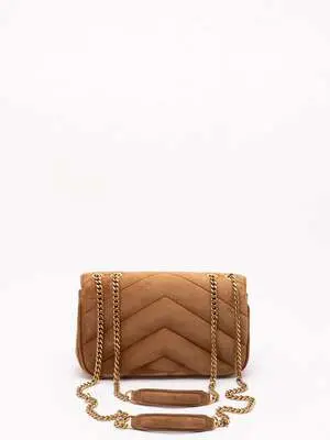 Saint Laurent Loulou Mini In Suede