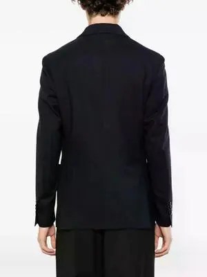 LARDINI Double-breasted Peak-lapel Blazer
